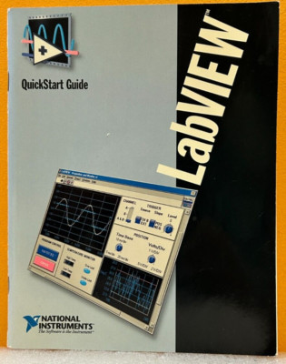 National Instruments 321527B-01 1998 LabView Quick Start Guide Manual ...