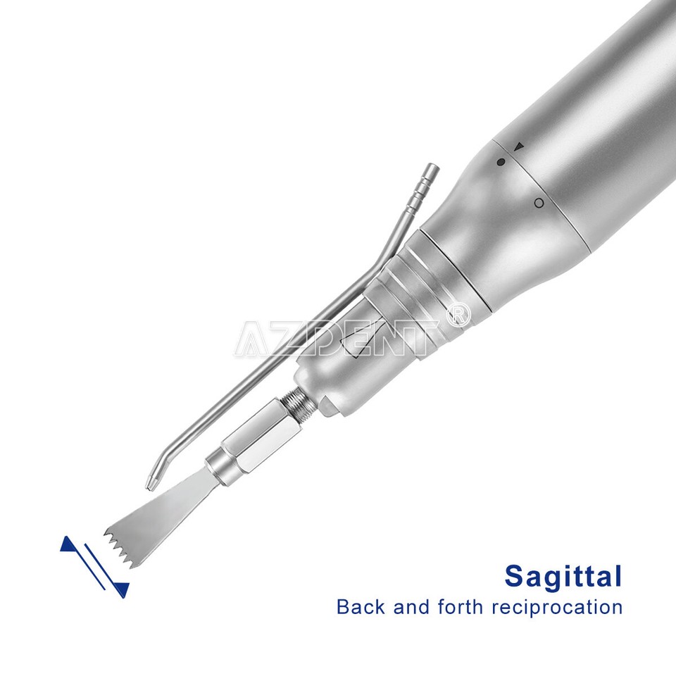 Dental Surgical Straight Saw Handpiece 4:1/ 3.2:1 Reciprocation with 3 ...