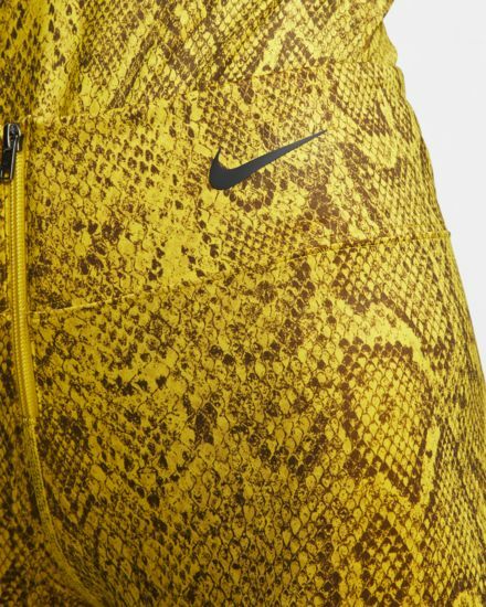 Nike Sportswear Fierce Python Print Women's Leggings Knit Fabric Front ...