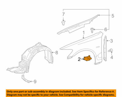53836-30060 Toyota Bracket, front side panel, lh 5383630060, New ...