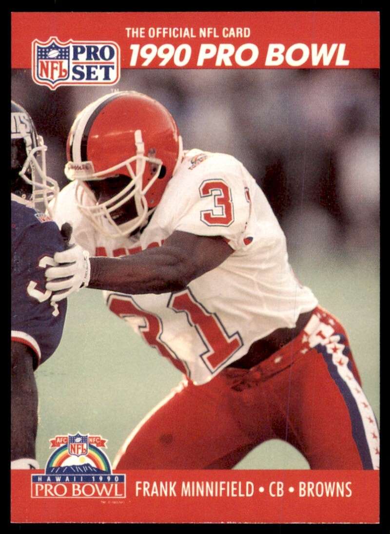 1990 Pro Set Frank Minnifield Cleveland Browns #357 | eBay