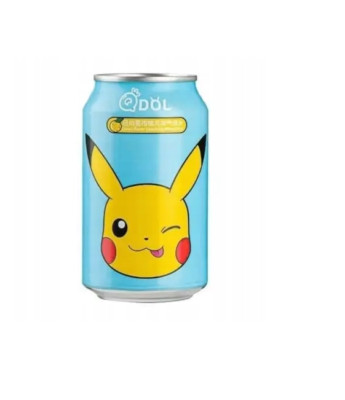 QDOL POKEMON FRUIT SODA PIKACHU CITRUS - 330 ML - TAIWAN SPARKLING SOFT ...