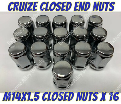 Alloy Wheel Nuts 19mm bulge nuts x 16 M14x1.5 Vw Volkswagen Type 2 T2 ...