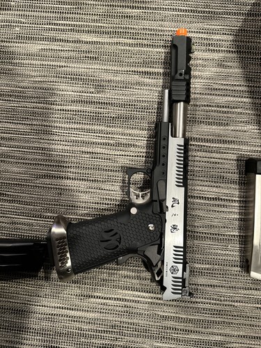 EXTRA MAGS!! AW "Wind Velocity" Gas Blowback Airsoft Pistol (Color: Two ...