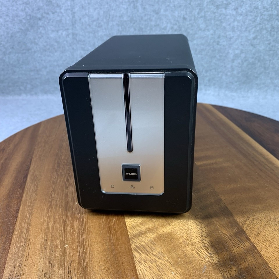 D-LINK (DNS-323) 2-Bay Attached Network Storage Enclosure *NO ADAPTER ...