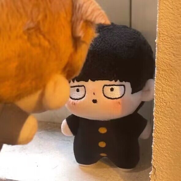 Mob Psycho 100 Dimple Reigen arataka Kageyama Shigeo 12cm Plush Doll ...
