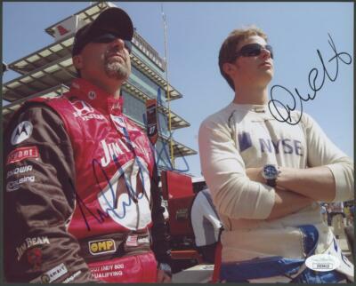 MICHAEL & MARCO ANDRETTI dual-signed 8x10 photo | Autographs - JSA ...