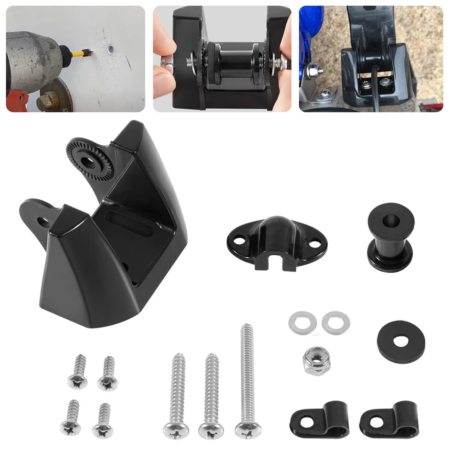 For Garmin 010-10272-00 Transducer Transom Mount Bracket Kit K00-00118 ...