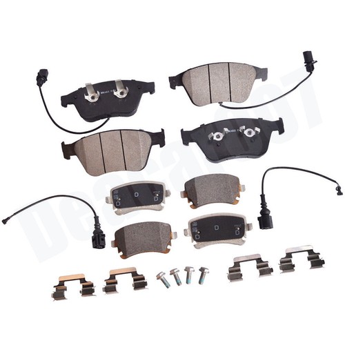 Front & Rear Brake Pads Kit For Bentley Continental Gt Gtc & Flying ...