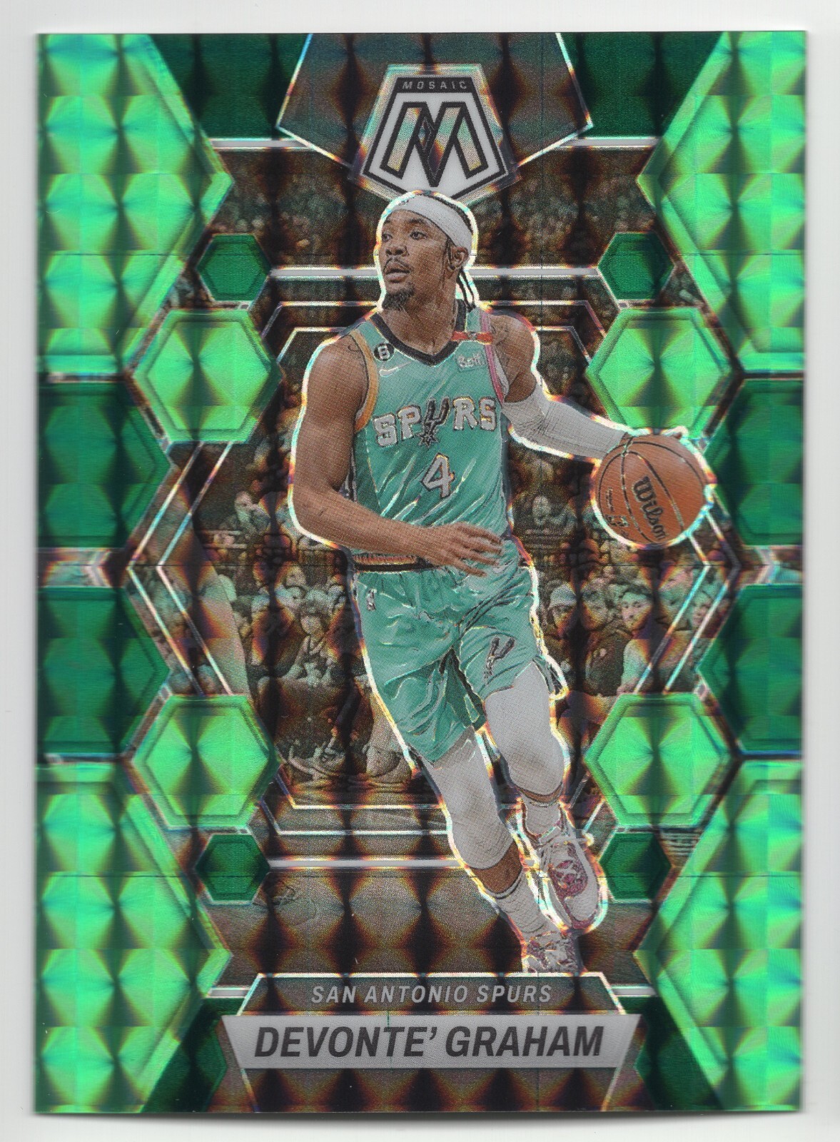 2022-23 Panini Mosaic DEVONTE GRAHAM #50 Choice Fusion Green Prizm 1/21 ...