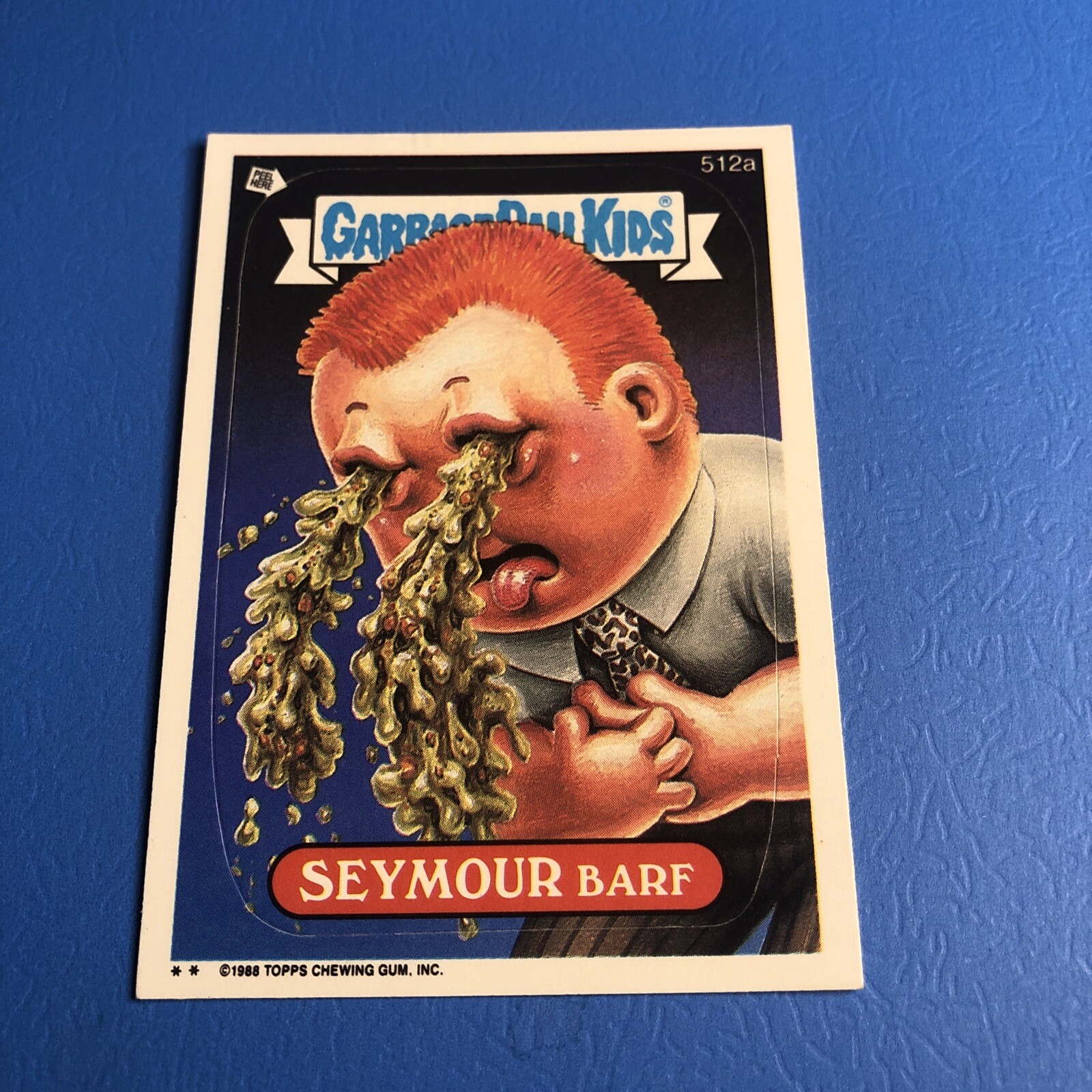 1988 Topps Garbage Pail Kids Series 13 - SEYMOUR BARF - #512a | eBay