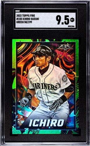 2022 Topps Fire - Ichiro Suzuki #155 Green /199 for sale online | eBay