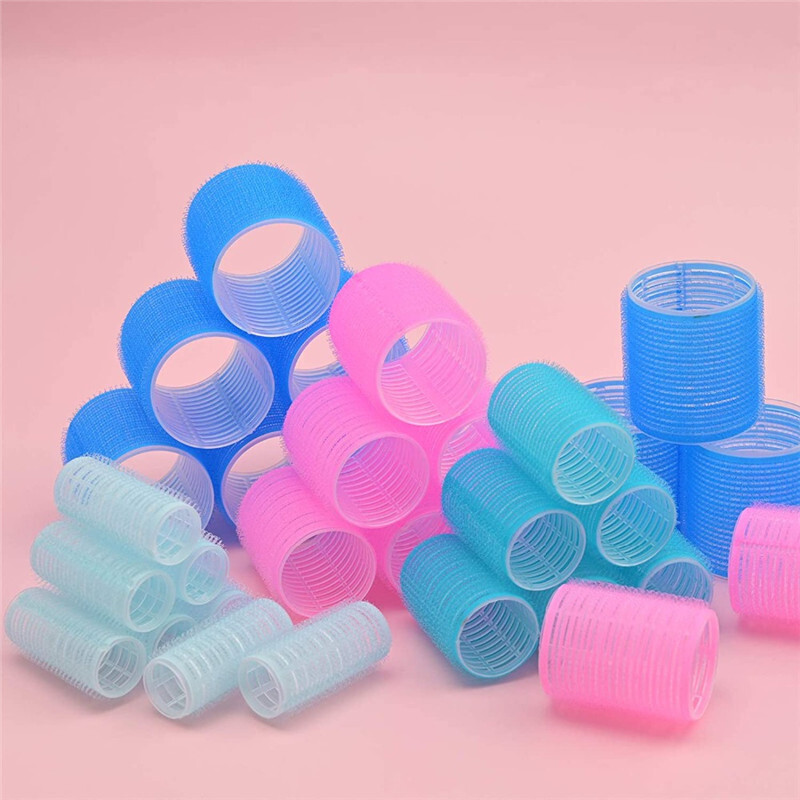 Self Grip Rollers Cling Stick Hair Curler Curls Wave Styling Salon ...