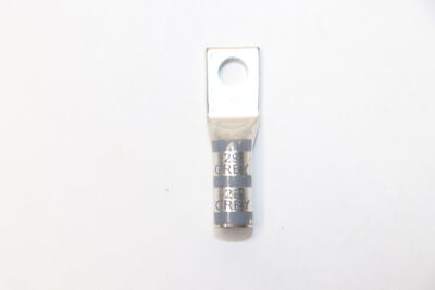 Square Ring Terminal Non-Insulated Crimp Connection Copper Contact Gray ...
