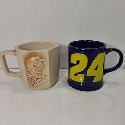 2 Jeff Gordon #24 3D Coffee Mug Cup Nascar 50th Anniversary Signature ...