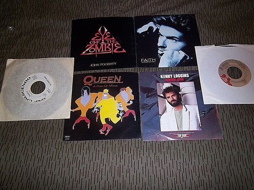 Vintage Lot; 45 rpm Records-JOHN FOGERTY-KENNY LOGGINS-GEORGE MICHAEL-more; MINT | eBay