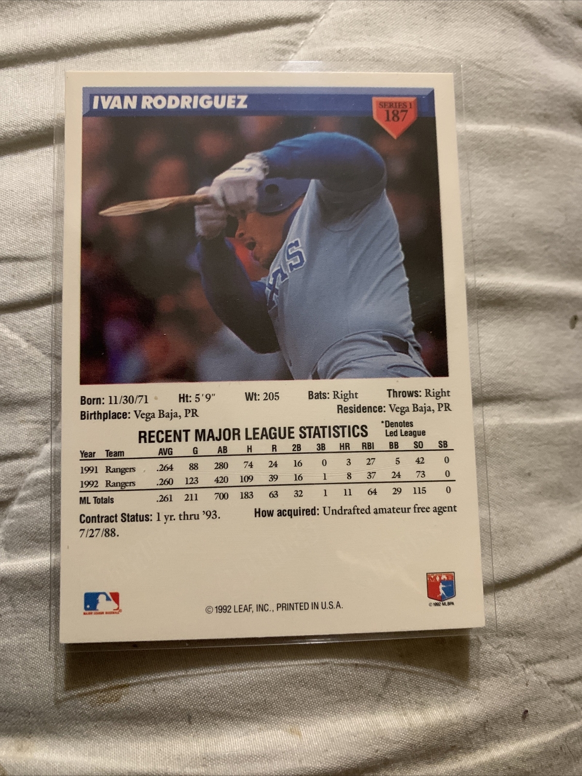1993 Donruss - #187 Ivan Rodriguez for sale online | eBay
