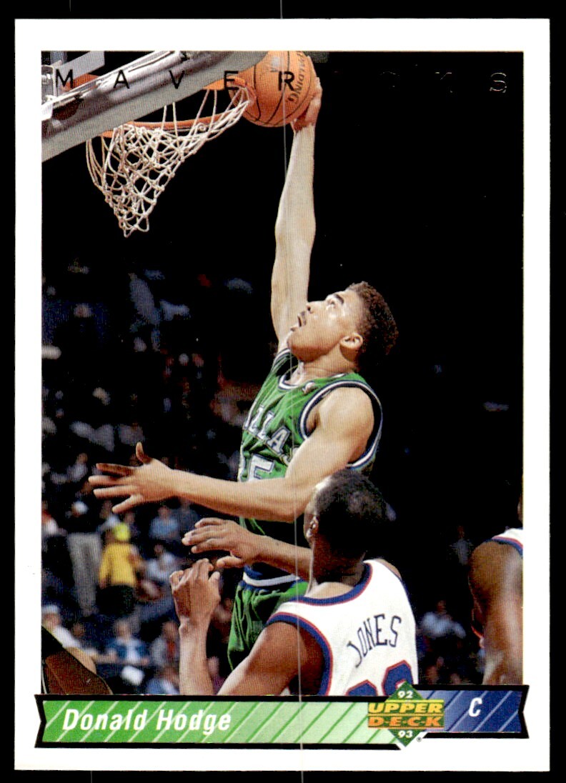 1992-93 Upper Deck Basketball Card Donald Hodge Dallas Mavericks #220 ...