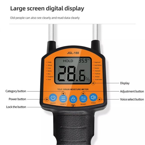 Portable Professional Moisture Tester Humidity Sensor | eBay