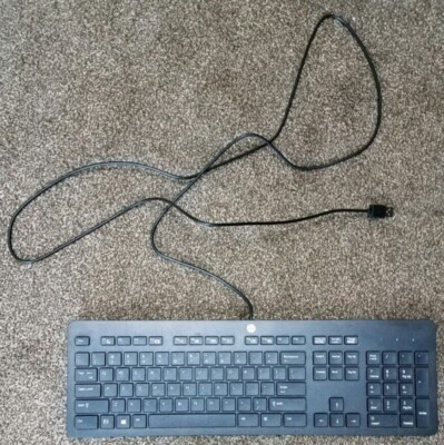 HP KU1469 SK2120 (803181001) 104 Keys USB Wired Keyboard - black | eBay