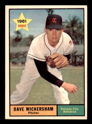 1961 Topps Baseball #381 Dave Wickersham VG/EX *e1 | eBay