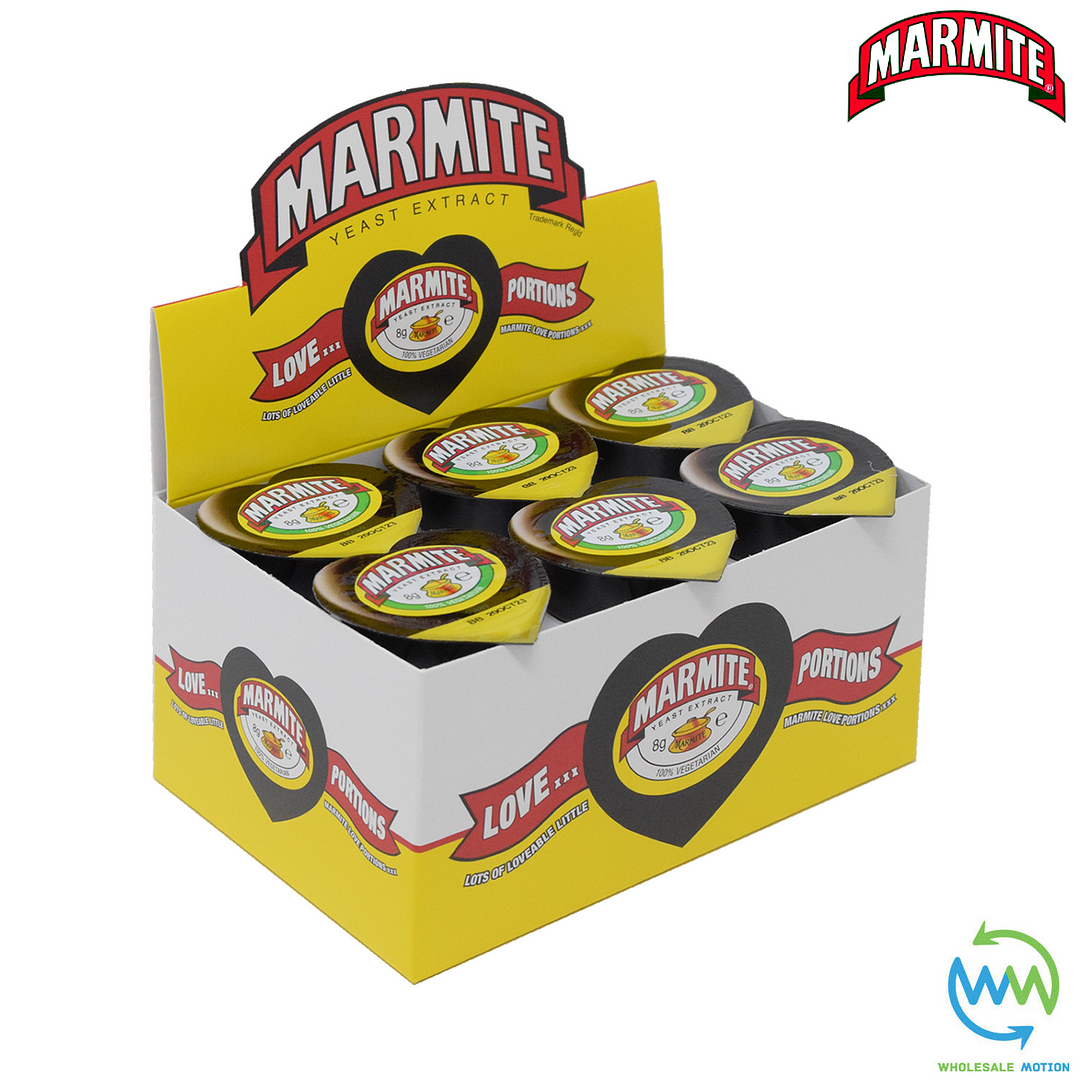 MARMITE Yeast EXTRACT Vegan SPREAD Portion POT 8G Single Individual ...