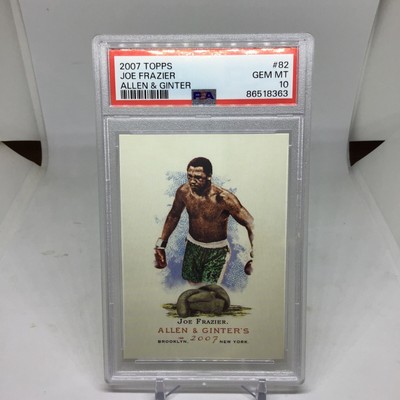 2007 Topps Allen & Ginter #83 Joe Frazier Card PSA 10 Boxing | eBay