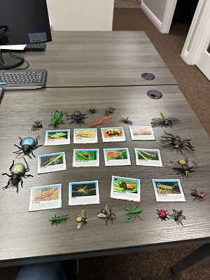 Lot Bugs Toy Plastic Rubber Insects Realistic-Beetle/Spider/Scorpion | eBay