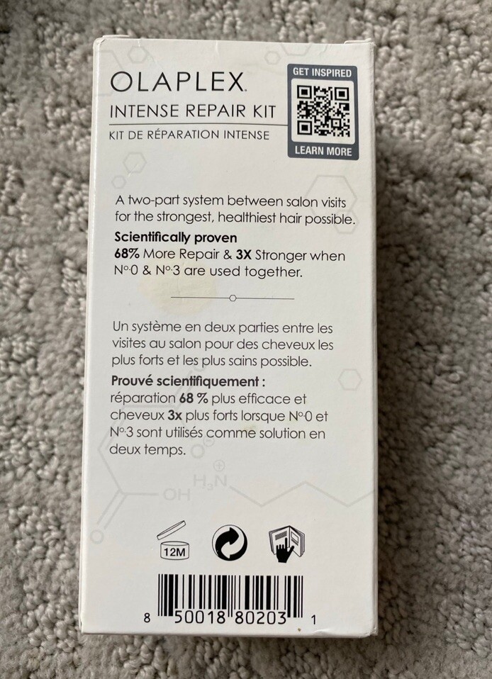 Brand new OlaPLEX Intense Repair Kit 2 pc. Value Set No. 3 & No. 0 ...