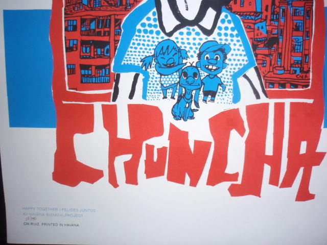 Cuban Grandmother CHUNCHA / Cuba Screenprint Poster / LIMITED EDITION ...