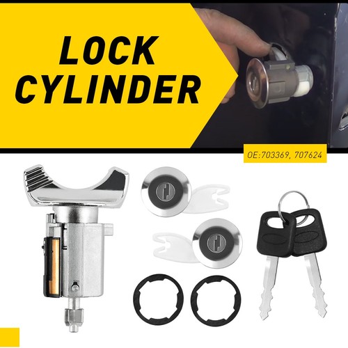 Keyed alike Ignition Barrel Door Lock For Cylinder 92-95 F-150 Bronco ...