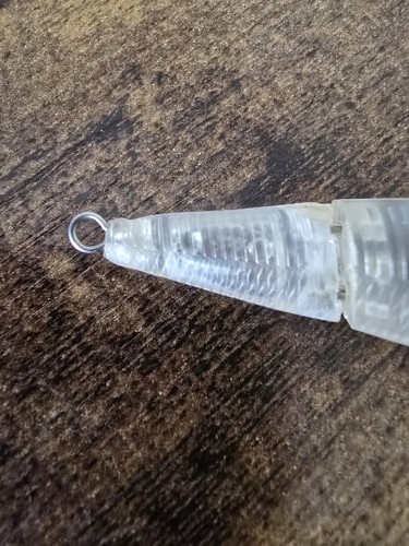 Clear Unfinished Double Jointed Rattle Crankbait Lot Of 5 Fishing Lures ...