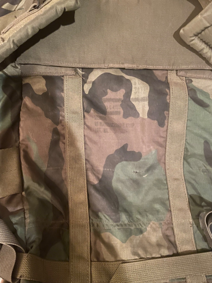 Vintage US Army BDU Camo ALICE Pack Rucksack Sz. Medium - Military ...