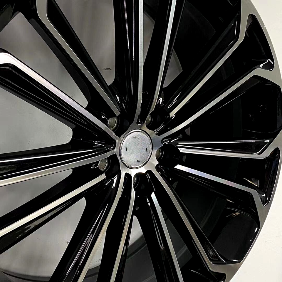 16X6.5 +40 5x100 BLACK MACHINED FACE WHEELS RIMS SUBARU FRS BRZ COROLLA ...