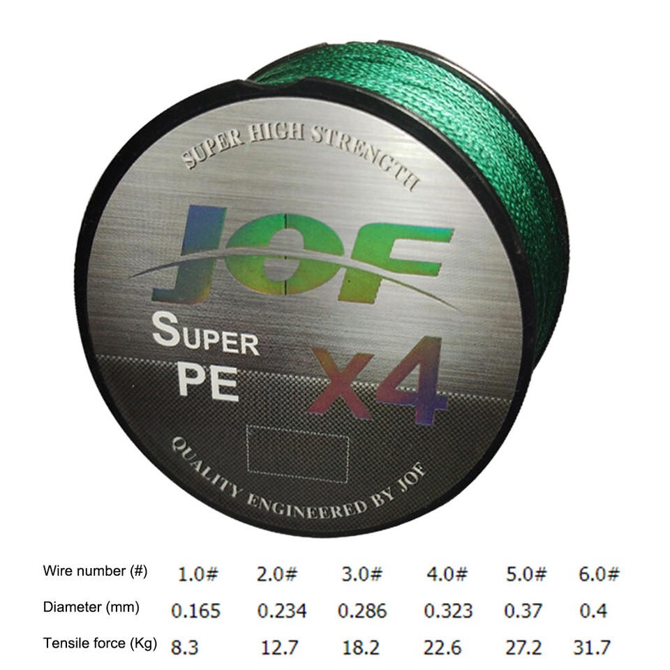 Braided Wire Fishing Line Fish Lines Wire for Fished Gear (Green6.0 ...