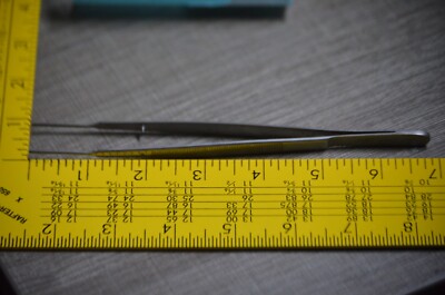 Jarit 285-126 Gerald DeBakey Forceps, 7", Cardio-Grip, 1.2mm Tip Width ...