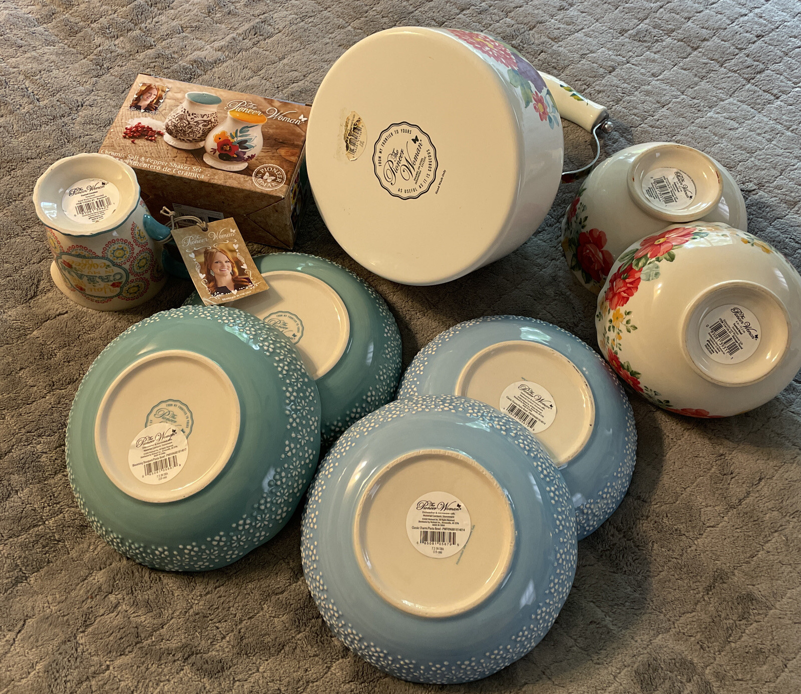 New! The Pioneer Woman Assorted Dinnerware Set, 10-Piece Set | eBay