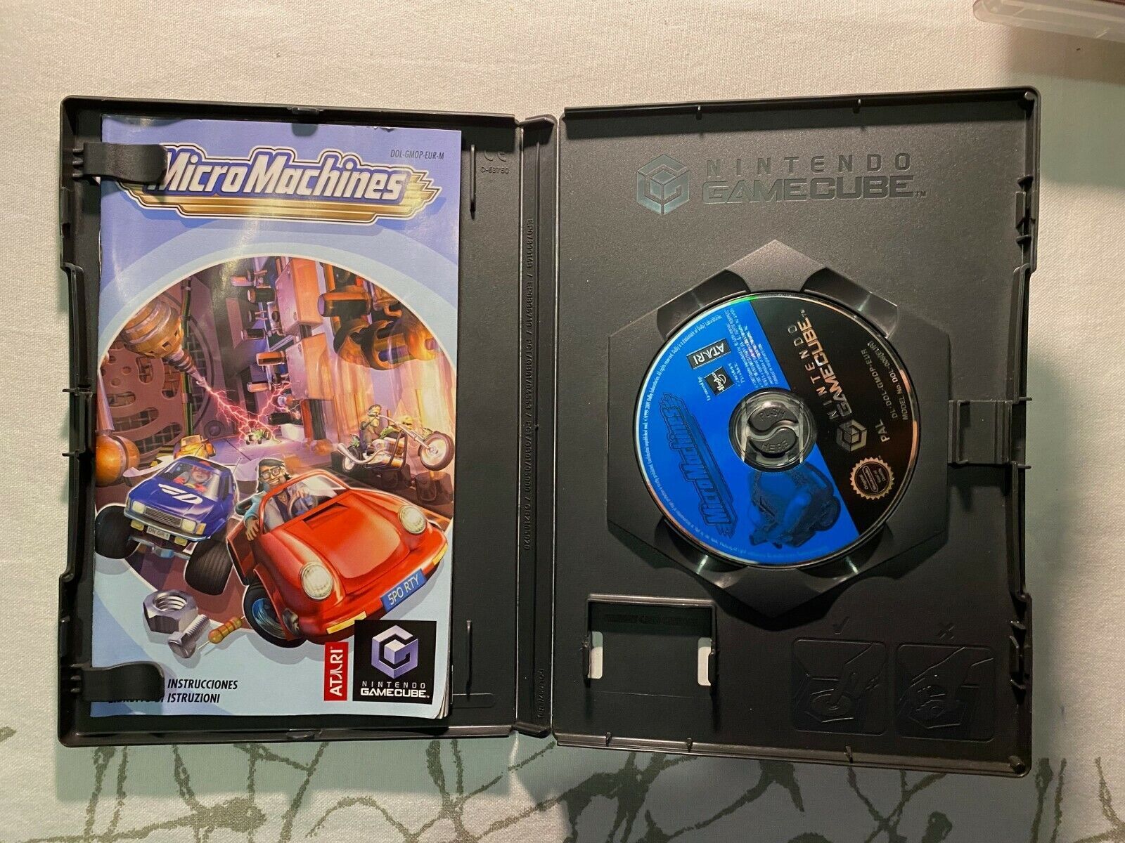 Micro Machines Nintendo Gamecube PAL Espana Italia Europe Exclusive CIB ...