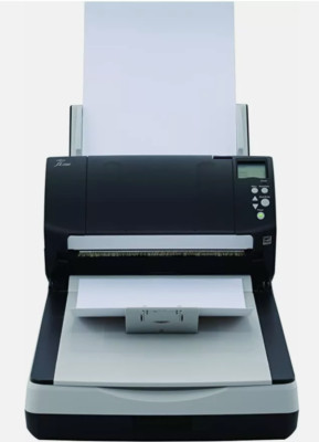 FUJITSU FI-7260 FAST 60PPM COLOR DOCUMENT SCANNER ADF & FLATBED + ADF ...