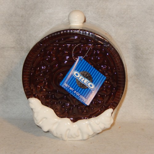 SEALED Vintage OREO Cookie Jar Milk Splash Third Series 2000 Nabisco | eBay