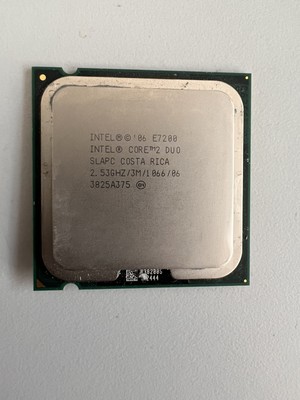 Intel Core 2 Duo E7200 2.53GHz 3M Cache 1066MHz LGA 775 Dual-Core CPU ...