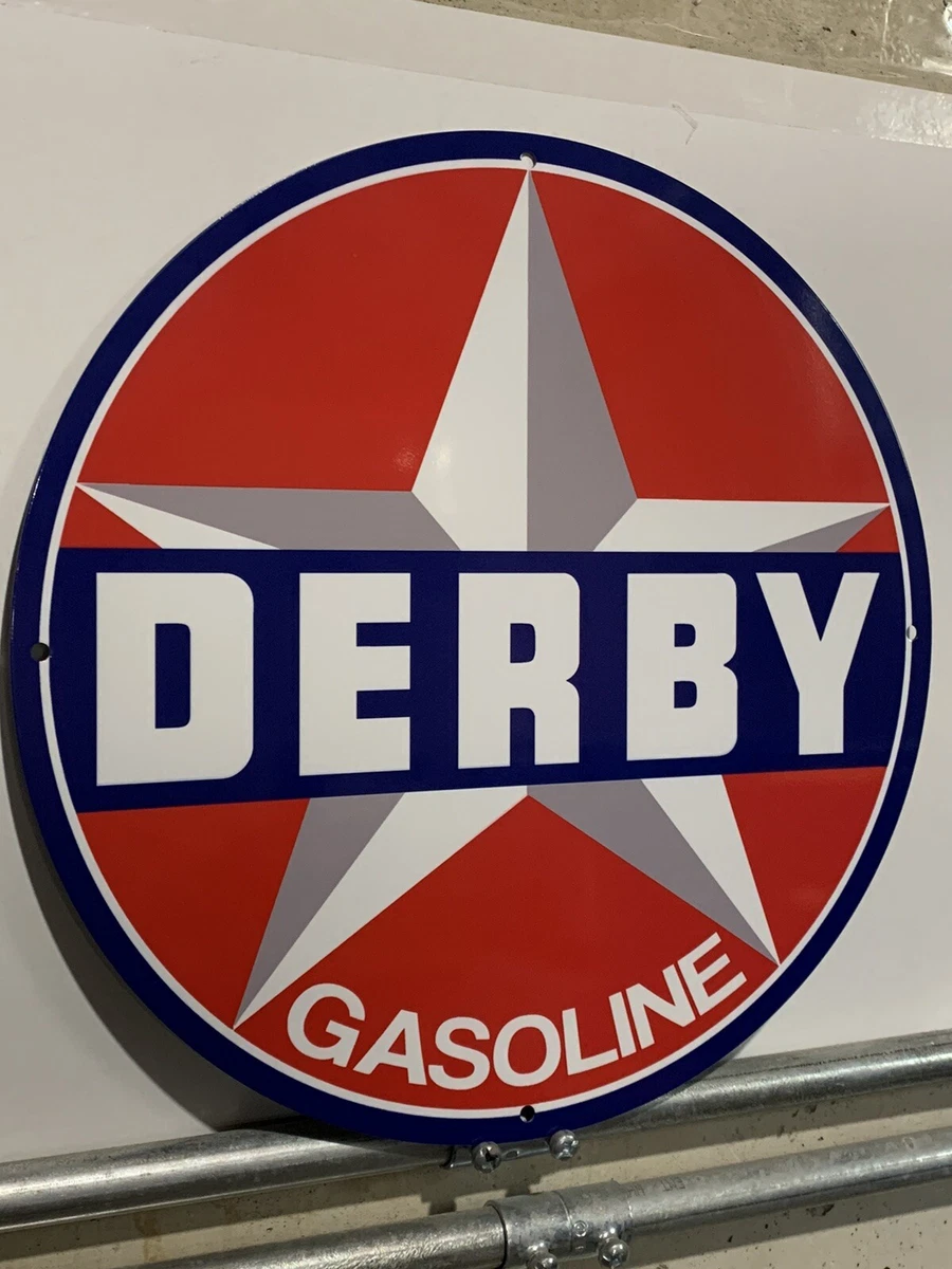 Vintage Metal Gas Station Signs