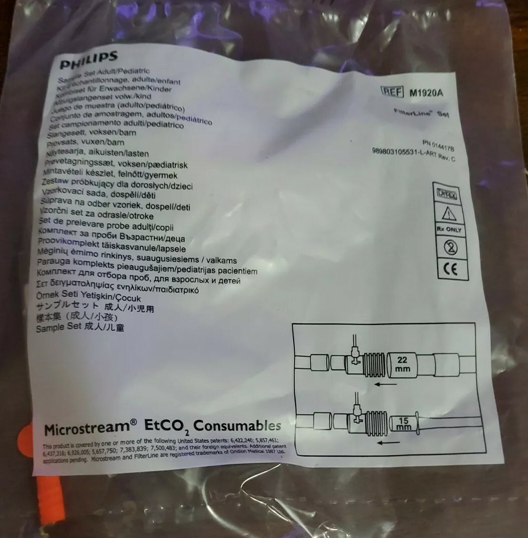 Philips M1920A Filter Line Set Etco2 for sale online | eBay