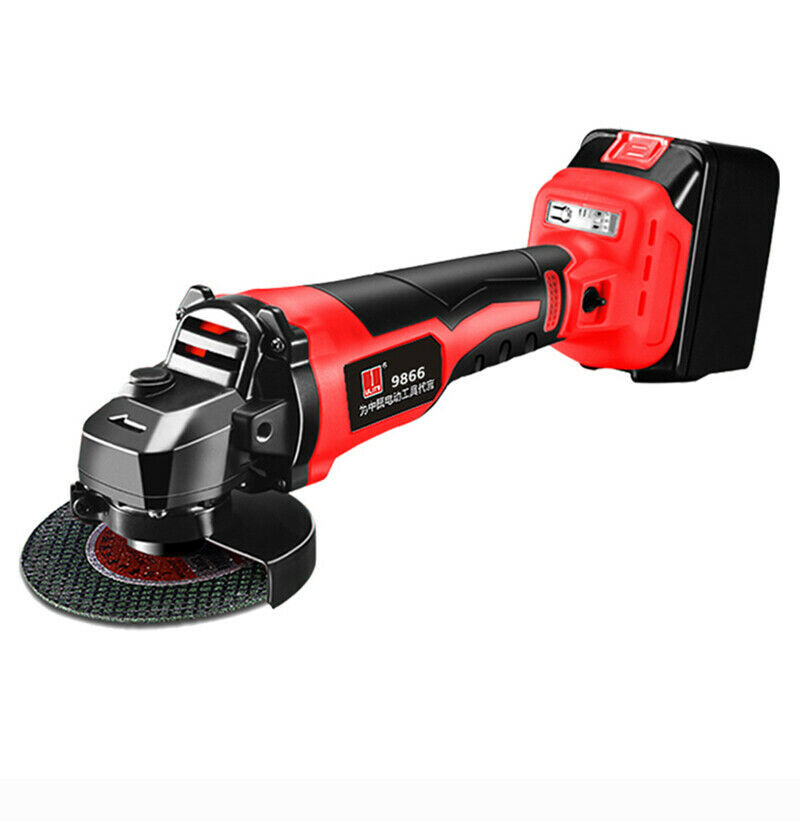 Cordless Angle Grinder Brushless 3.0Ah Rechargable Grinding Cutting ...