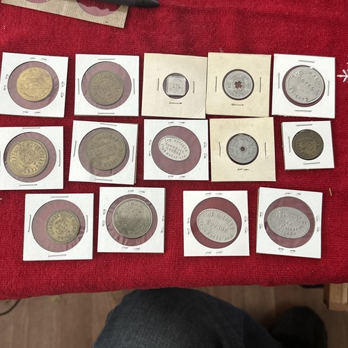 Lot of 14 “Good For" Trade Tokens Vintage / Antique Advertising ...
