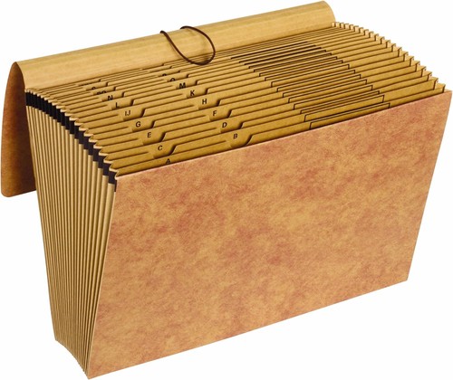 Kraft Expanding File Folder with Elastic Closure for Document ...