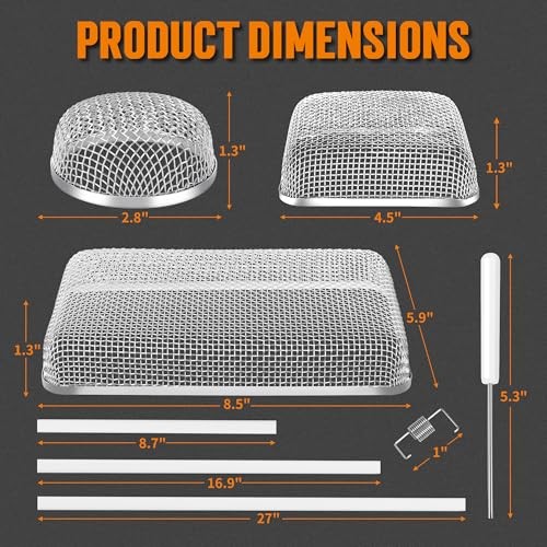RV Furnace Vent Screen, Bug Screens Heater Vent Cover for Camper with ...