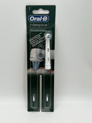 New Oral-B Braun Interspace IP17-1 Brush Head Replacement Sealed ...