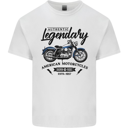 Legendary Motorcycles Biker Cafe Racer Mens Lightweight Cotton T-Shirt ...