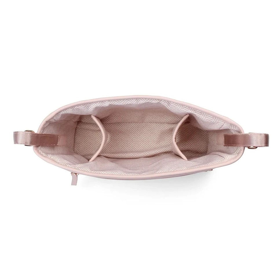 Itzy Ritzy Stroller Organizer Blush Pink Vegan Adjustable Caddy Baby ...